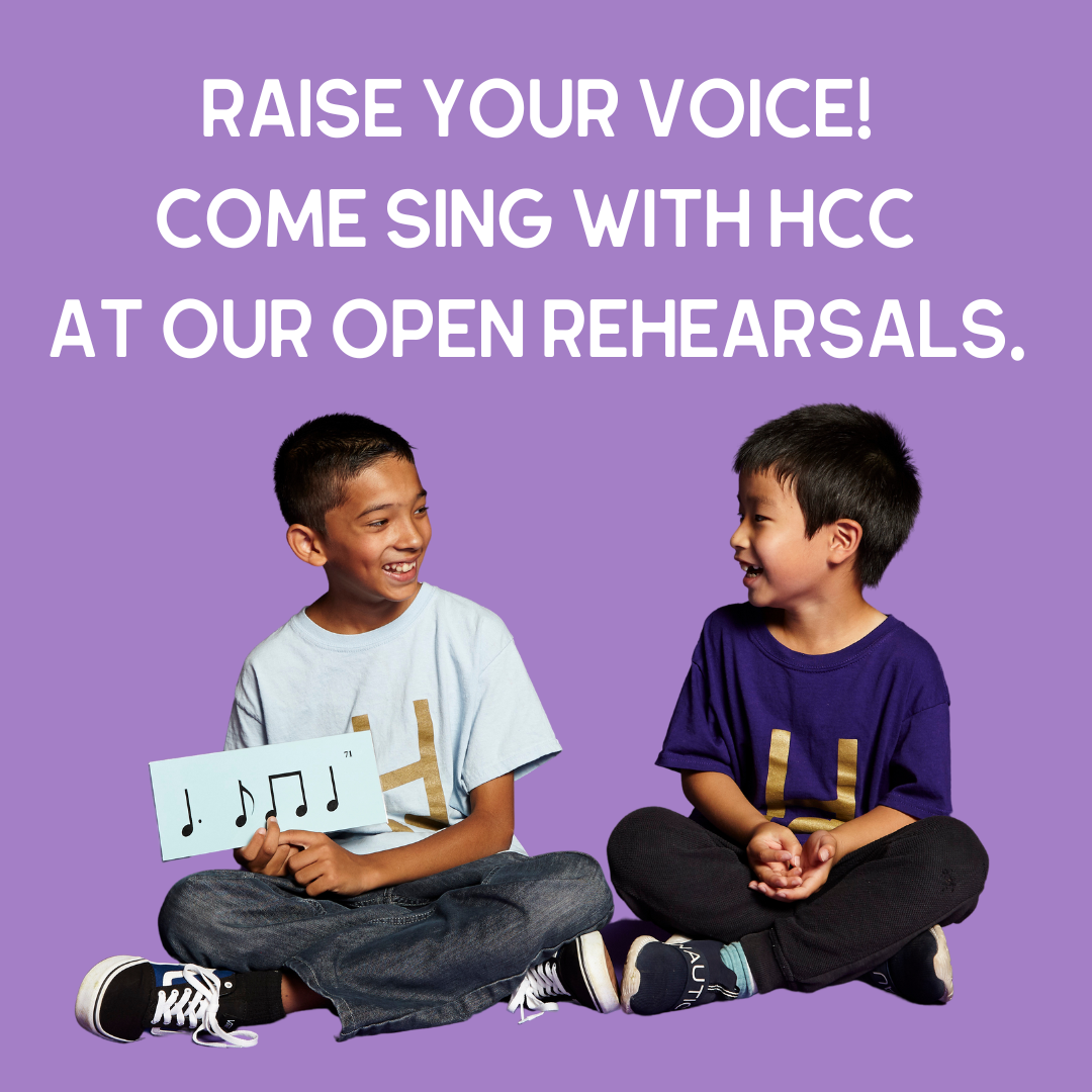 Raise your voice! Come sing with HCC at our Open Rehearsals. - Hamilton ...
