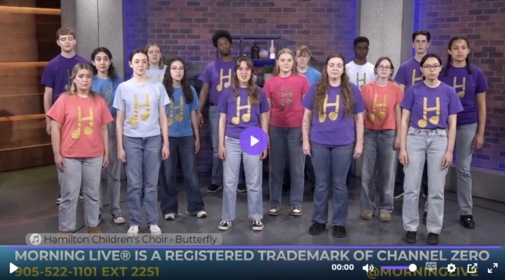 HCC appears on CH Morning Live! - Hamilton Children's Choir